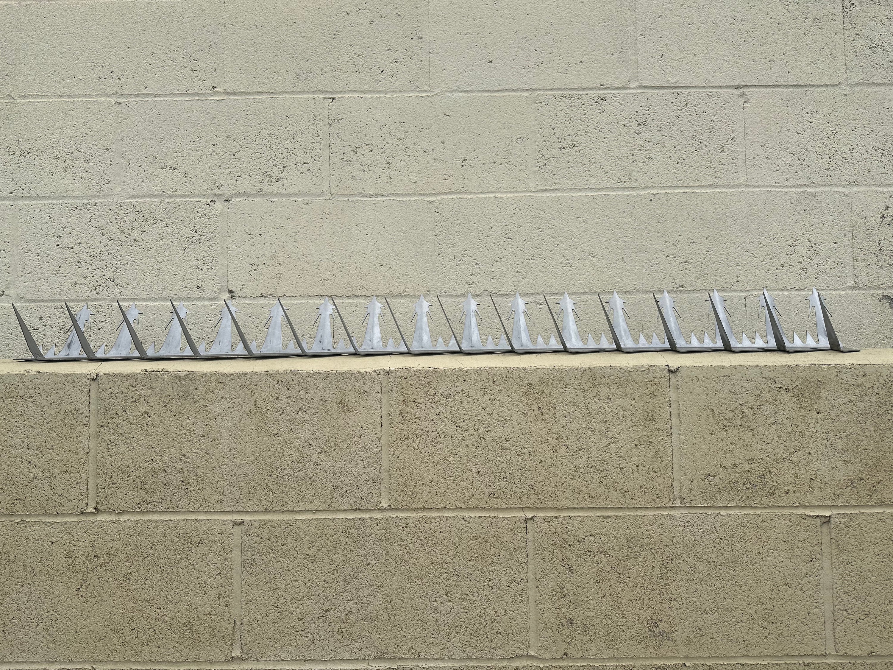 Stainless Steel Anti-climb Fence Spikes | Security Fence Topper, 50 ...