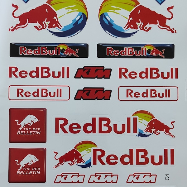 Red bull aufkleber - Etsy.de