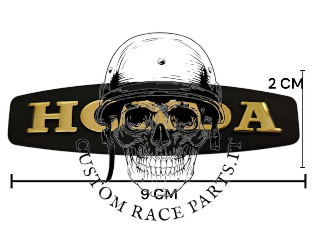 HONDA Type Tank Emblem Sticker Shield - Etsy