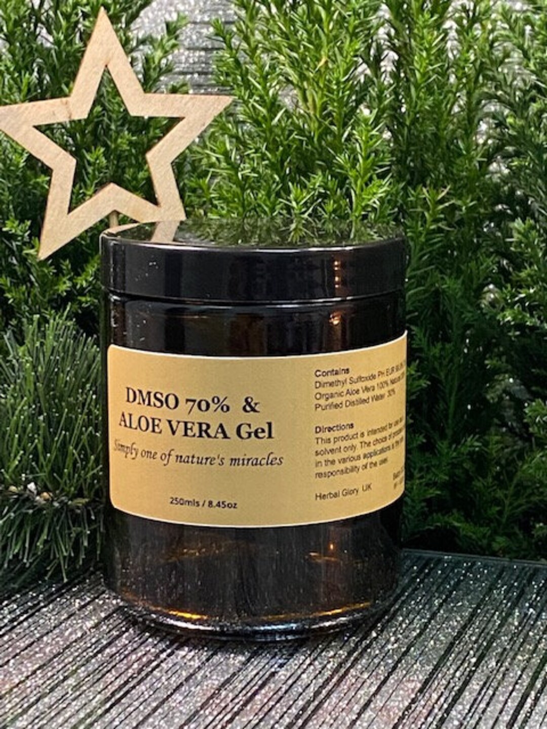 8oz Super Pain Relief DMSO Dimethyl Sulfoxide GEL 70% With Aloe Vera ...