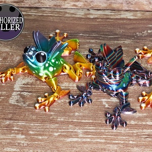 Magnetic Flutter Frog 3D Printed Articulating Frog, Cinderwing3d ...