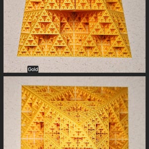 Fractal Pyramid, Sierpinski Octahedron, Sierpinski Triangle - Etsy