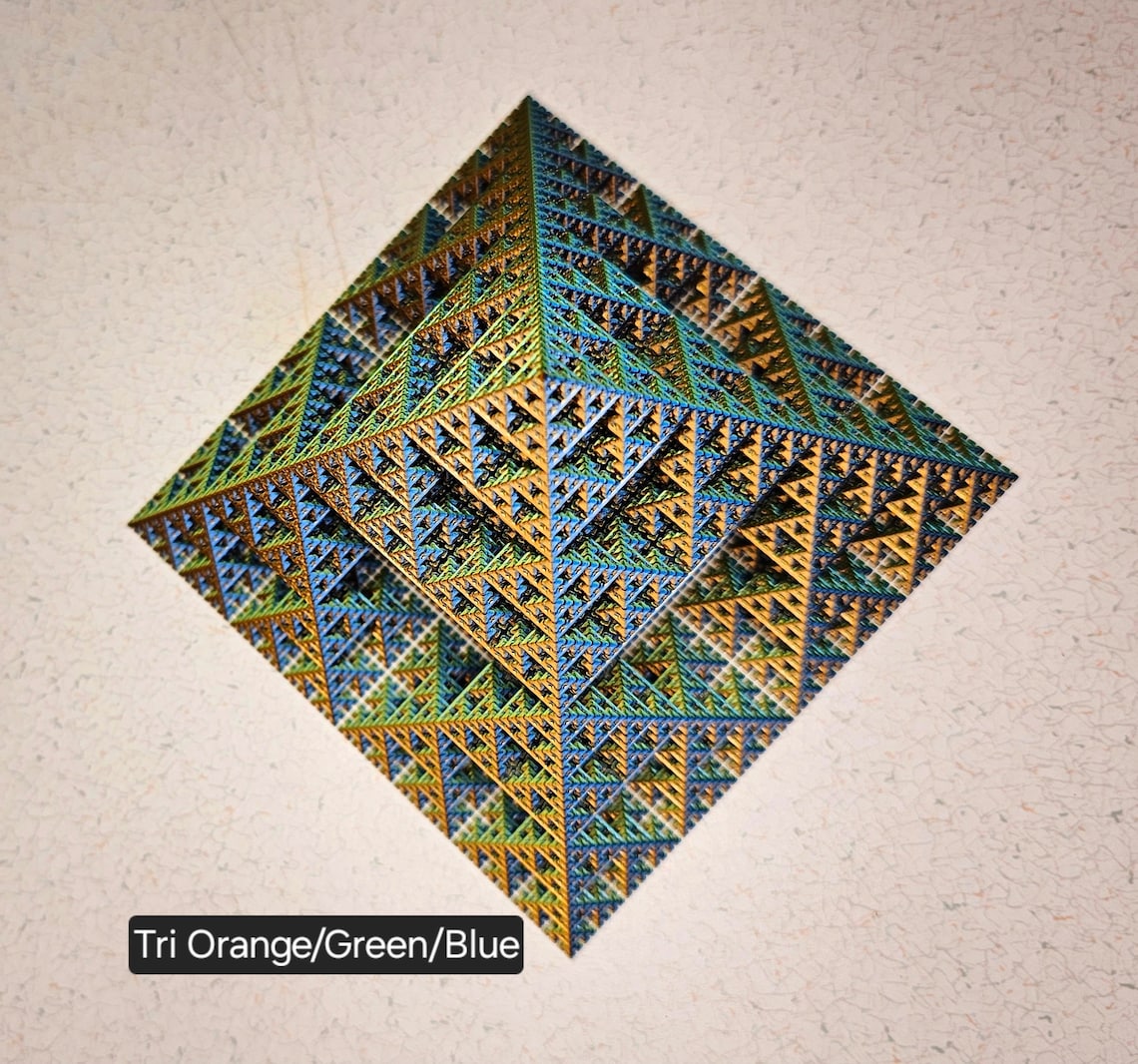 Fractal Pyramid, Sierpinski Octahedron, Sierpinski Triangle - Etsy