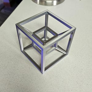 Tesseract | Hypercube | 3D Printed | 4th Dimension Model | Stand Option ...