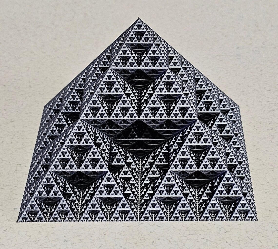 Fractal Pyramid, Sierpinski Octahedron, Sierpinski Triangle - Etsy
