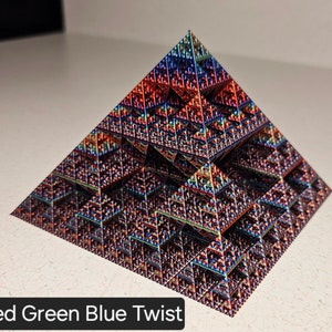 Fractal Pyramid, Sierpinski Octahedron, Sierpinski Triangle - Etsy