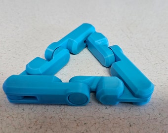 3D Printed Infinity Triangle Fidget Toy Endless Stress Relief, Mindful ...