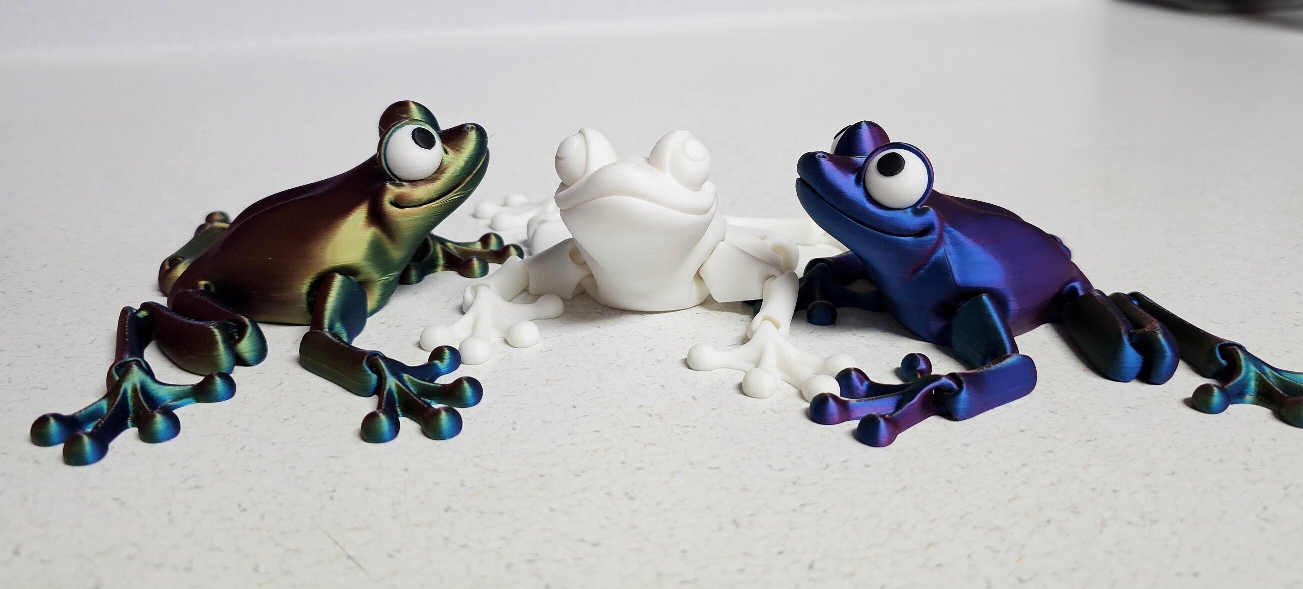 Magnetic Flexi Frog 3D Printed Articulating Frog 7 Inches - Etsy