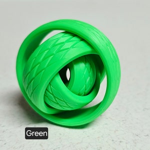 3D Printed Gyro Spinner Knurled Texture - Etsy