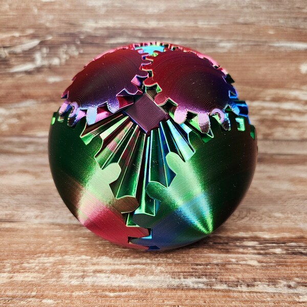 Ball Gear Fidget 3d Print - Etsy