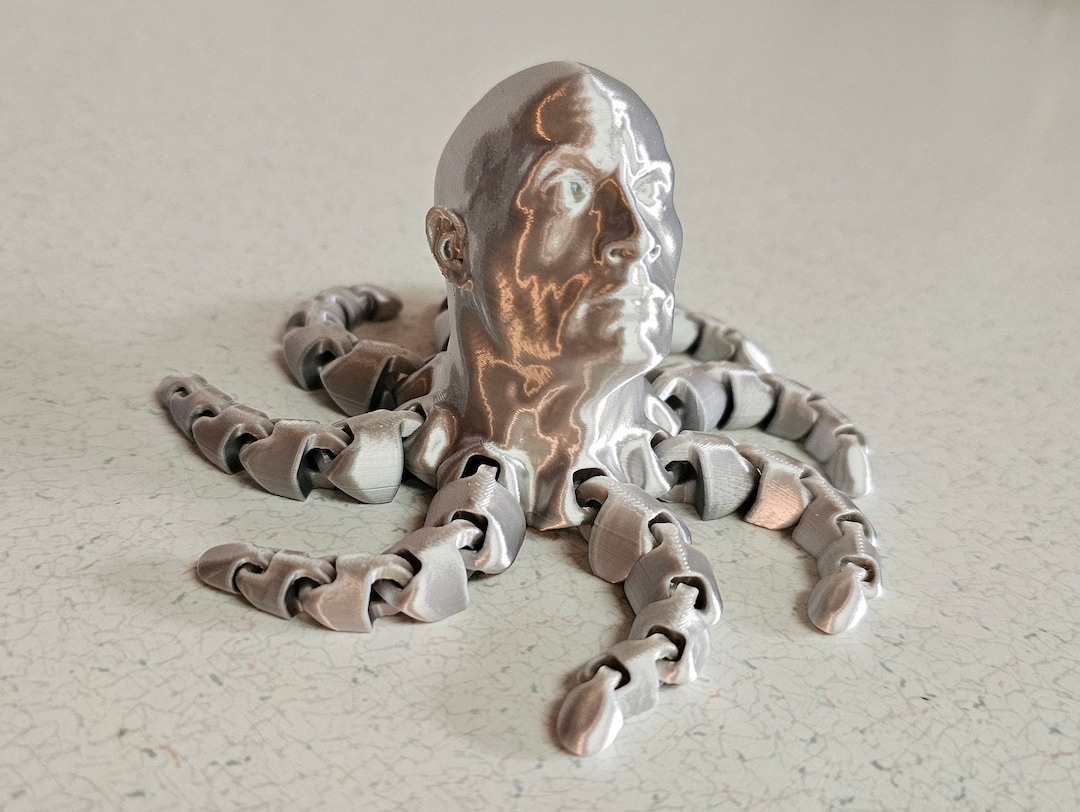 Rocktopus 3D Printed Articulated Fidget Toy 5inch - Etsy