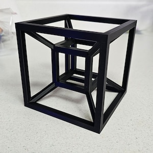 Tesseract | Hypercube | 3D Printed | 4th Dimension Model | Stand Option ...