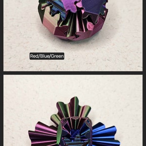 Gear Rhombo Jr, Gear Ball, Fidget Toy, 3d Printed, 2 Inch Diameter - Etsy