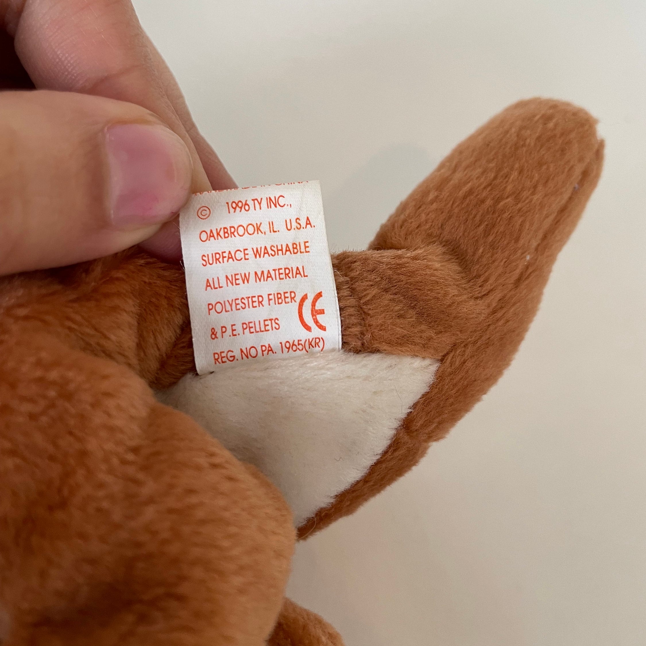 Rare Original Pouch the Kangaroo Beanie Baby - Etsy