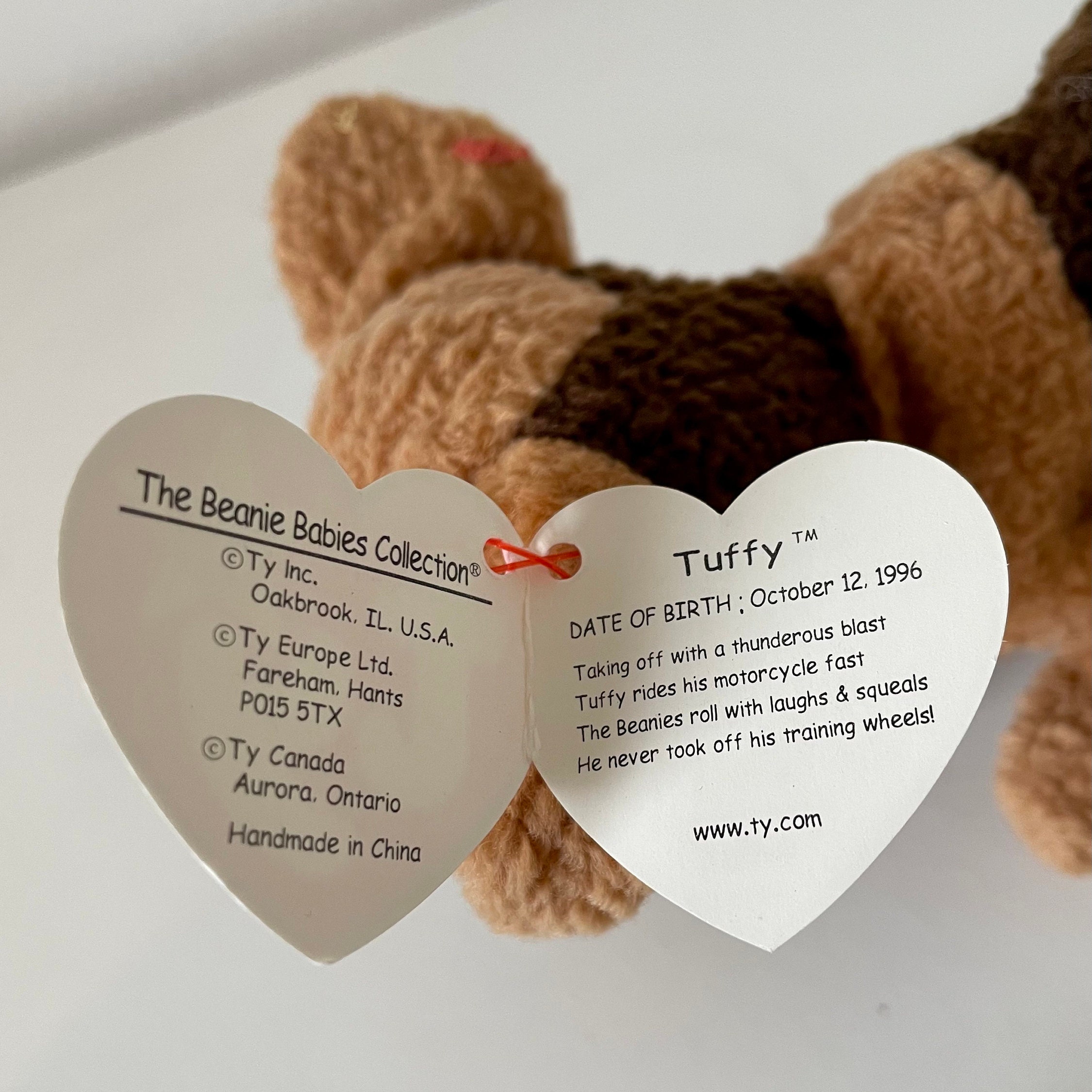 Ultra Rare Tuffy Ty Beanie Baby 1st Edition W Errors - Etsy