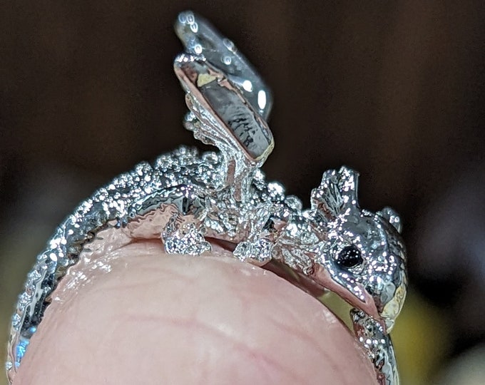 Baby Dragon Ring Adjustable | Silver Tone | Handmade Fashion Jewelry ...