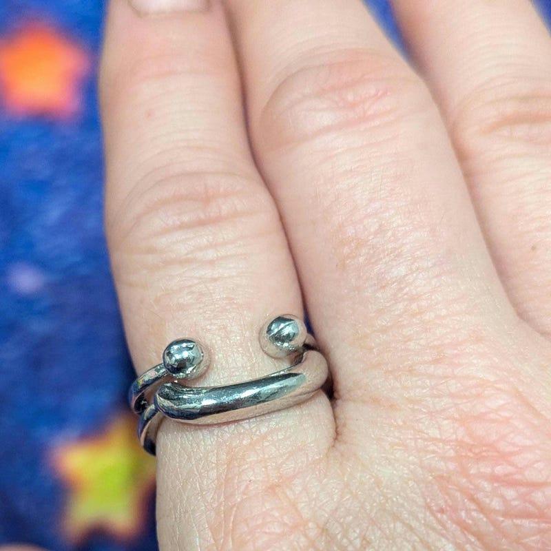 Smiley Face Ring - Etsy