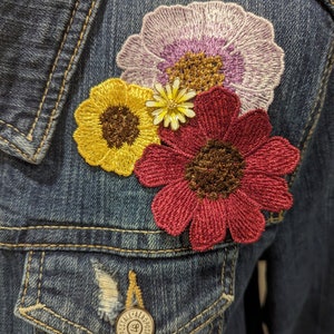 Jean Jacket Custom Designed One of a Kind | Made to Order | Floral ...