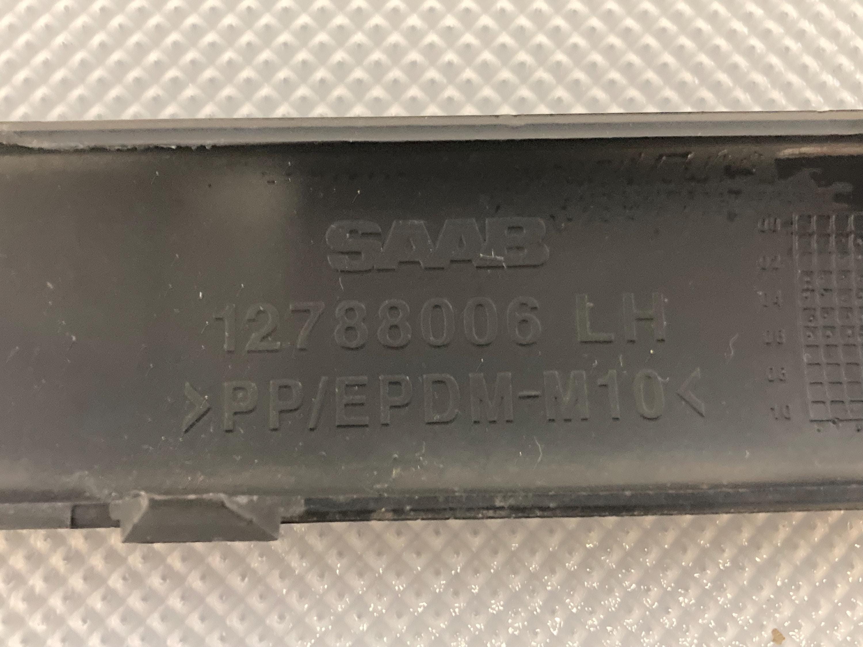 Saab 9 3 Rear Bumper Decor Strip LH 12788006 - Etsy