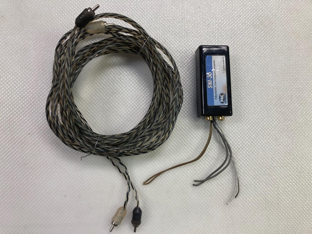 PAC SNI-35 Variable LOC Line Out Converter With Speaker Cables 14 ‘ - Etsy