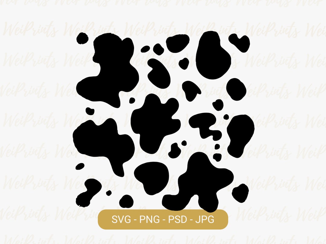 Cow Print SVG, Cow Pattern SVG, Animal Print SVG, Cow Spots Svg, Cow ...