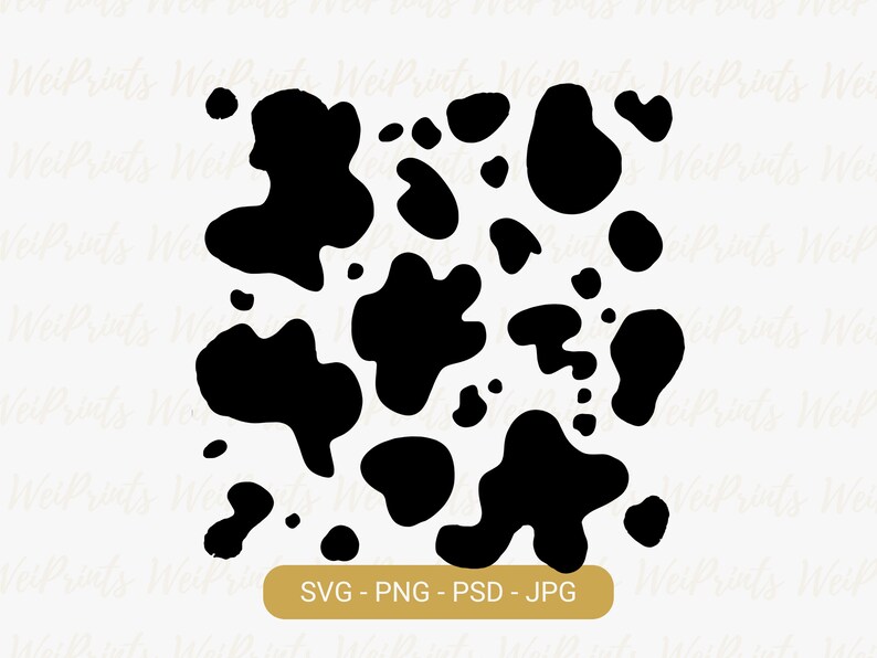Cow Print SVG, Cow Pattern SVG, Animal Print SVG, Cow Spots Svg, Cow ...