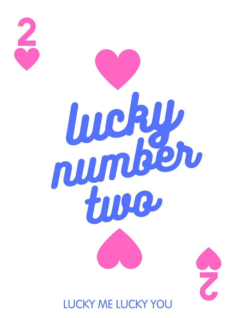 Lucky Number 2 Digital Art - Etsy