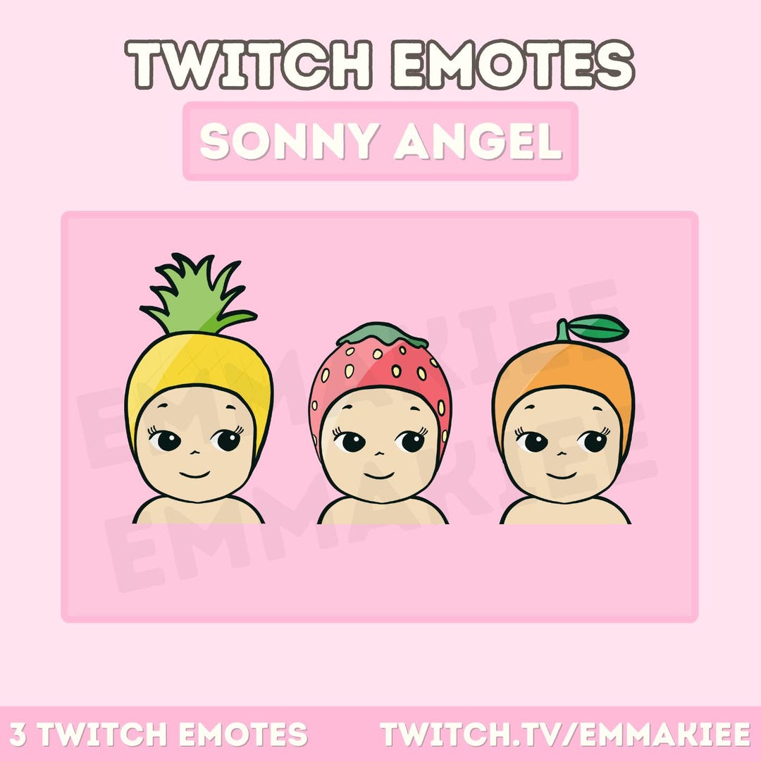 Sonny Angel Twitch Emotes Fruit Edition - Etsy