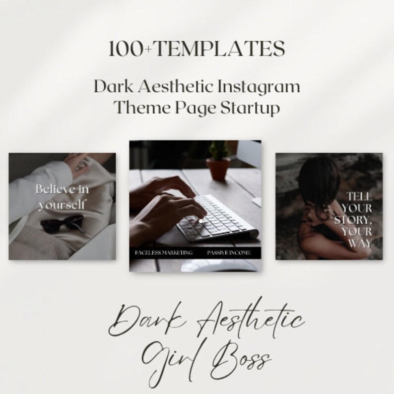 MRR INSTAGRAM THEME Page Girl Boss Templates-faceless Instagram Images ...