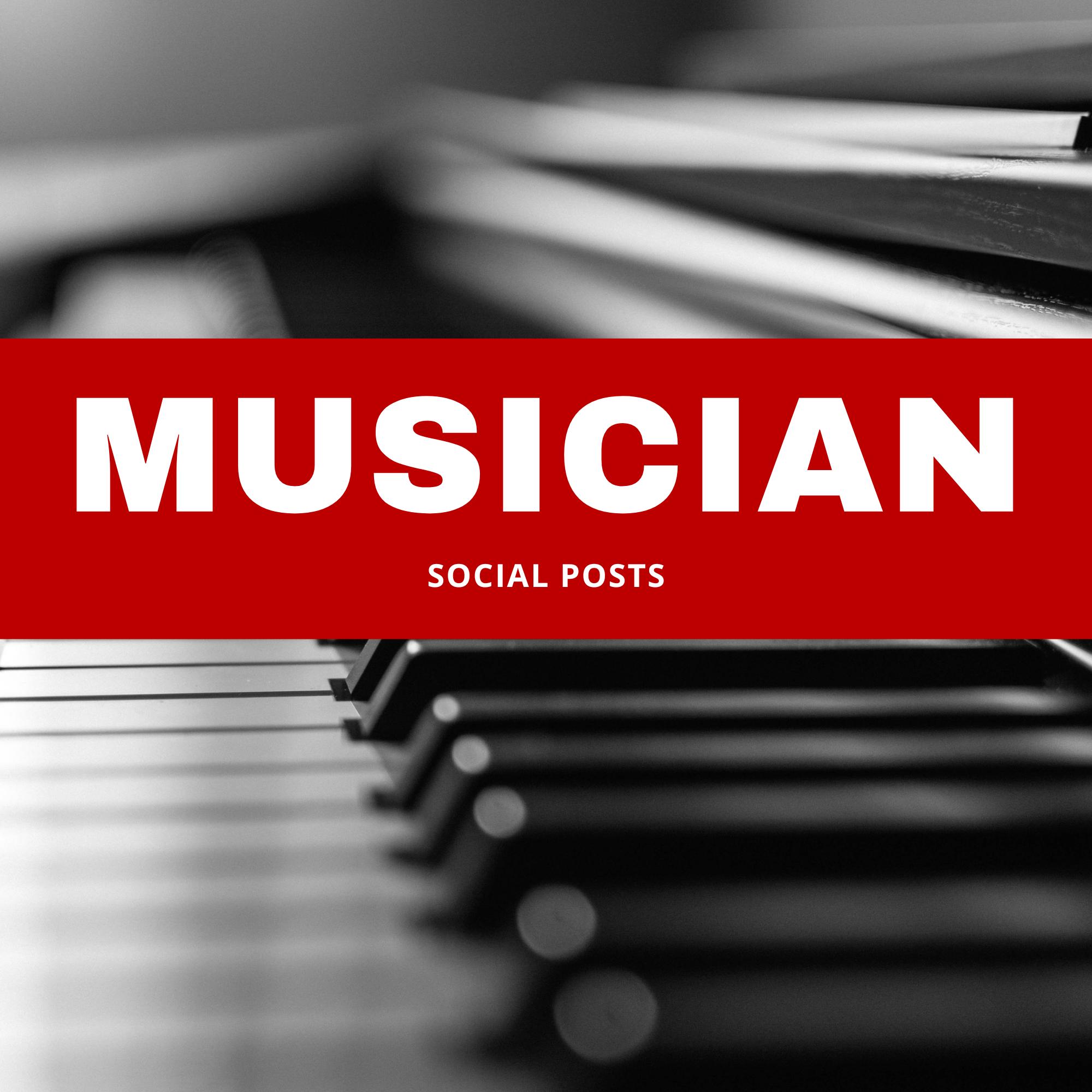 Musician Instagram Post Templates: Canva Story Bundle (digital Download ...