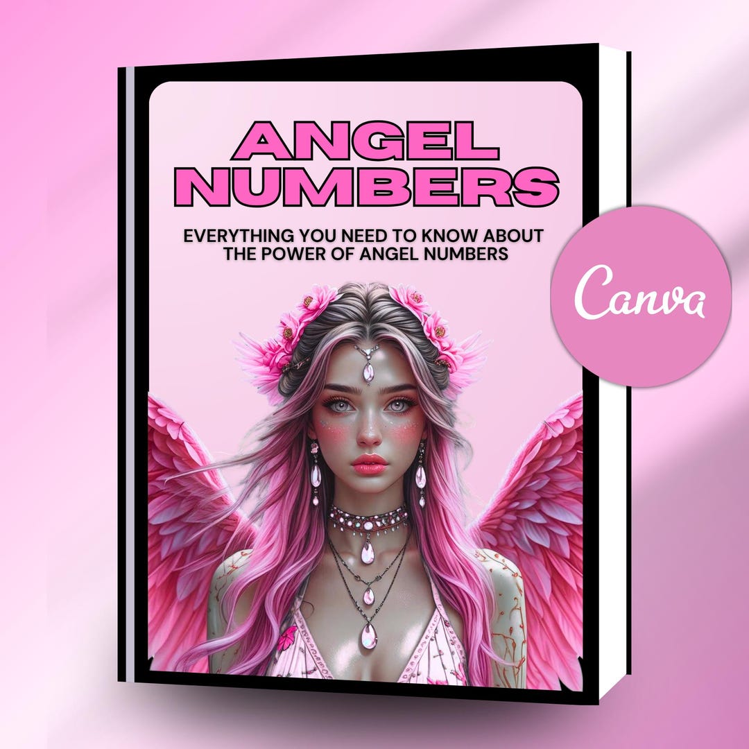 Angel Numbers Ebook Canva Template: PLR, Rebrand & Resell (digital ...