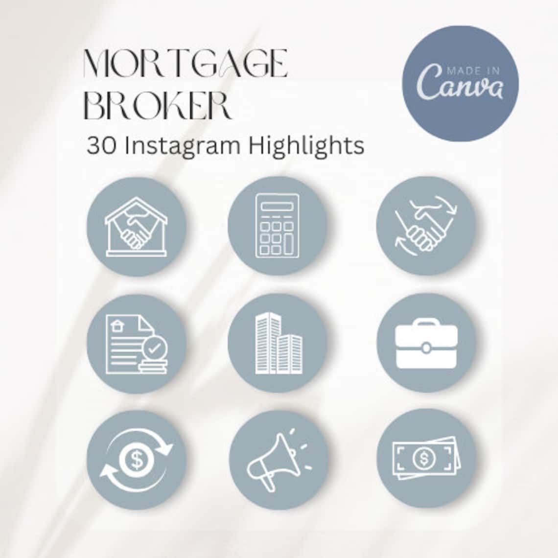 MORTGAGE Broker Instagram Posts Stories Bundle Templatesdigital ...