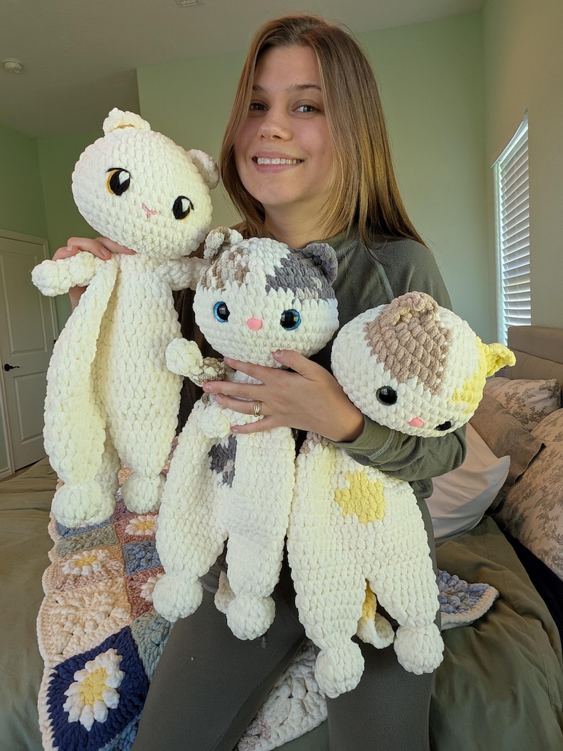 No-sew Crochet Kitty Pouch Pattern: Amigurumi Toy (PDF Pattern) - Etsy