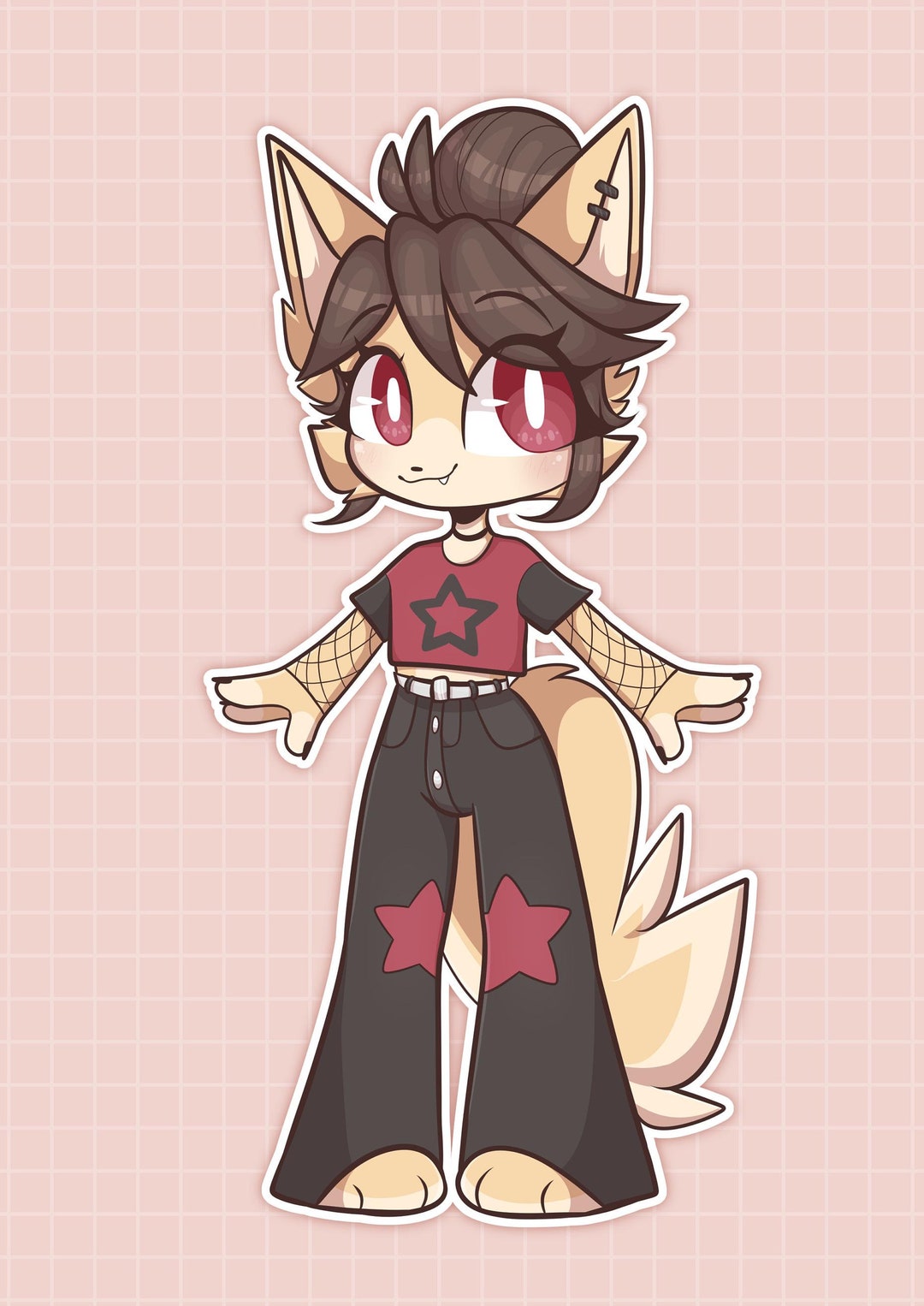 Custom Rendered Fullbody Chibi Artwork, All Species Including Furry ...