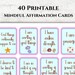 Mindful Affirmation Cards, Positive Quotes, Self Esteem, Confidence ...