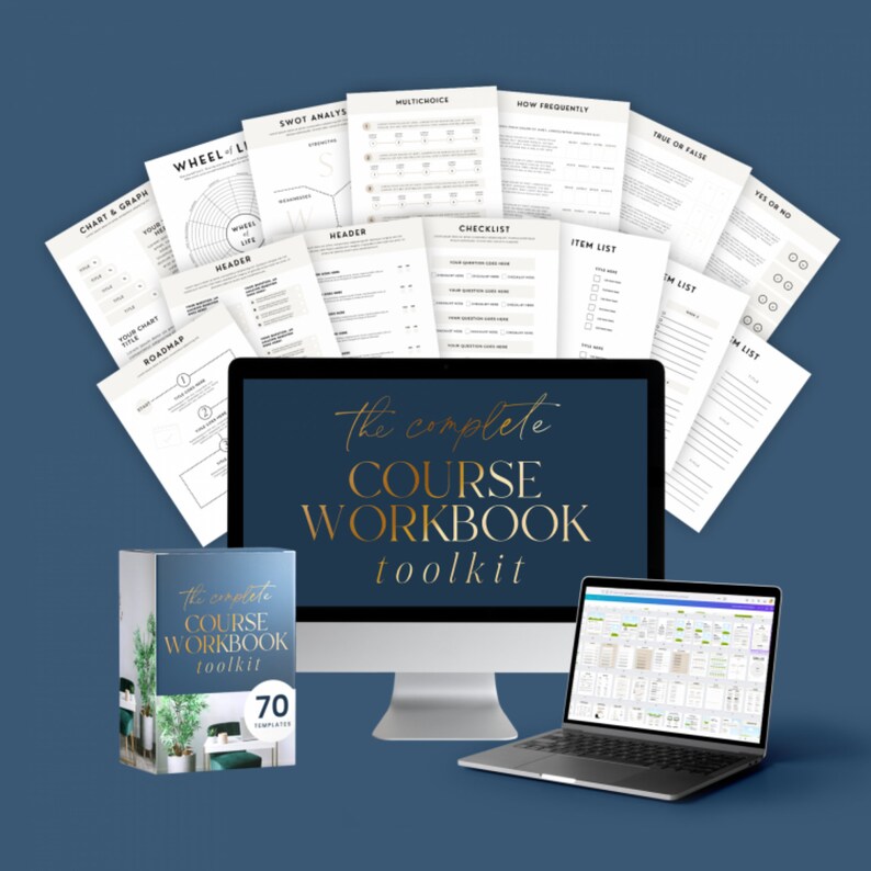 The Complete Course Workbook Toolkit Template - Etsy Canada