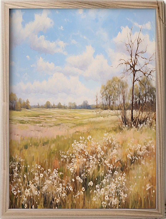 Printable Authentic Springtime Prints, Set of 5 Spring and Summer Wall ...