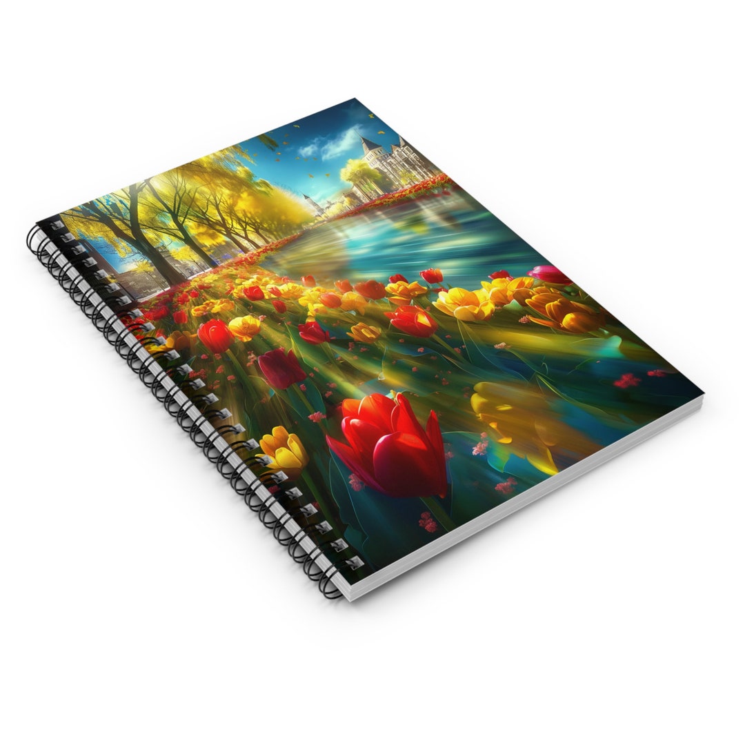 Quintessential English Garden:, Spiral Notebook Ruled Line - Etsy