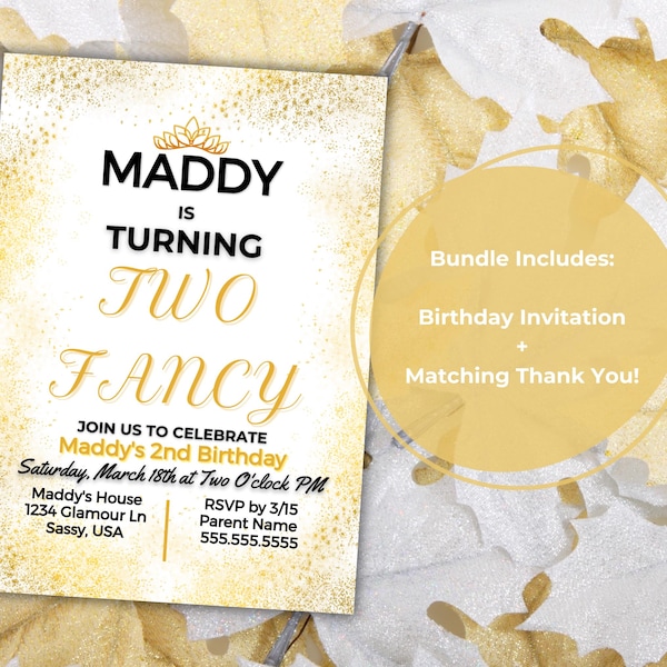 Two Fancy Birthday - Etsy