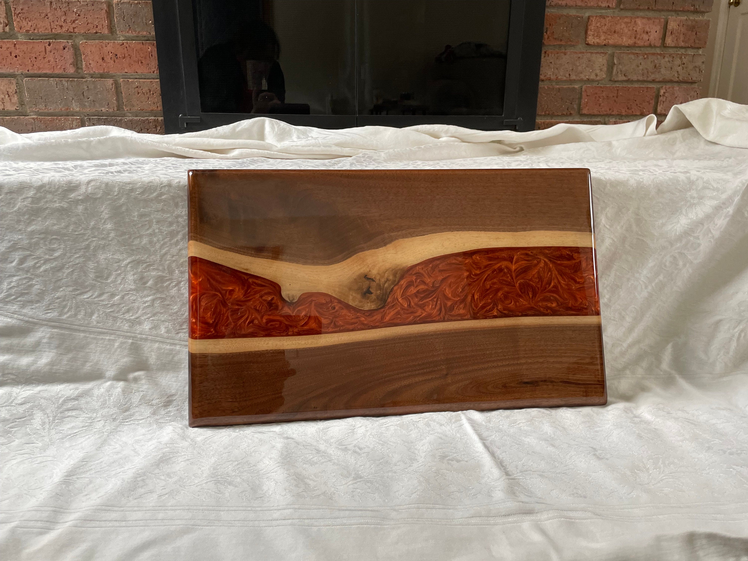 Black Walnut Epoxy River Board - Etsy