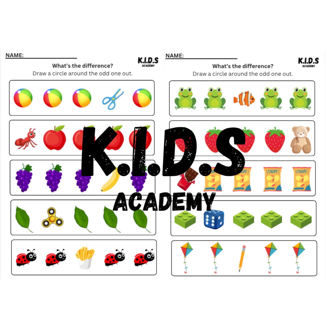 Printable Worksheets Bundle for 3 - 5 Year Olds - 100+ Sheets! - Etsy