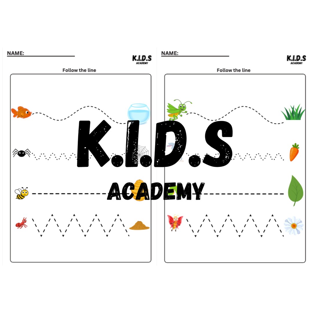 Printable Worksheets for 3 - 5 Year Olds - 50+ Sheets! - Etsy
