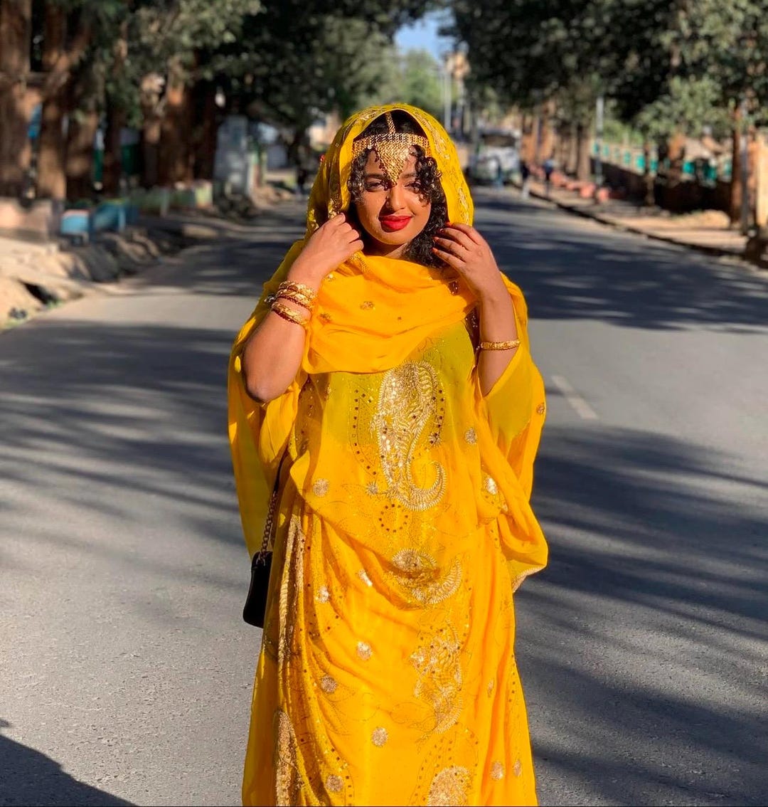 Harari Dress: Ethiopian Traditional Wedding Attire - Etsy