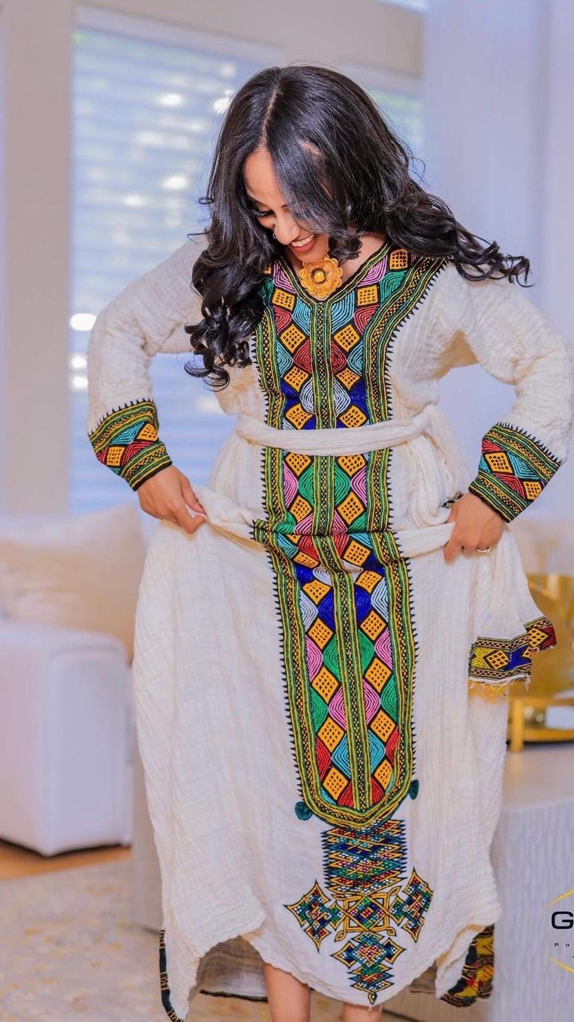Handmade Habesha Kemis: Tigray Axum Tibeb Dress - Etsy