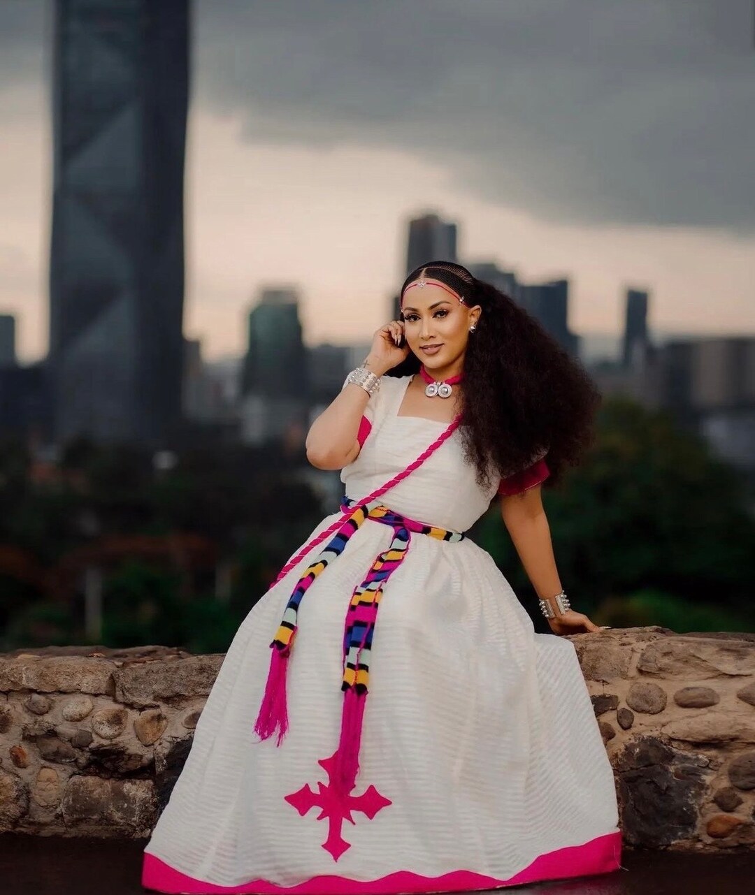 Ashenda Package,tigray Traditional Dress and Jewelry Ensemble. - Etsy