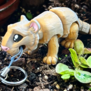 Tiger Keychains, "articulated" 3D Print - Etsy