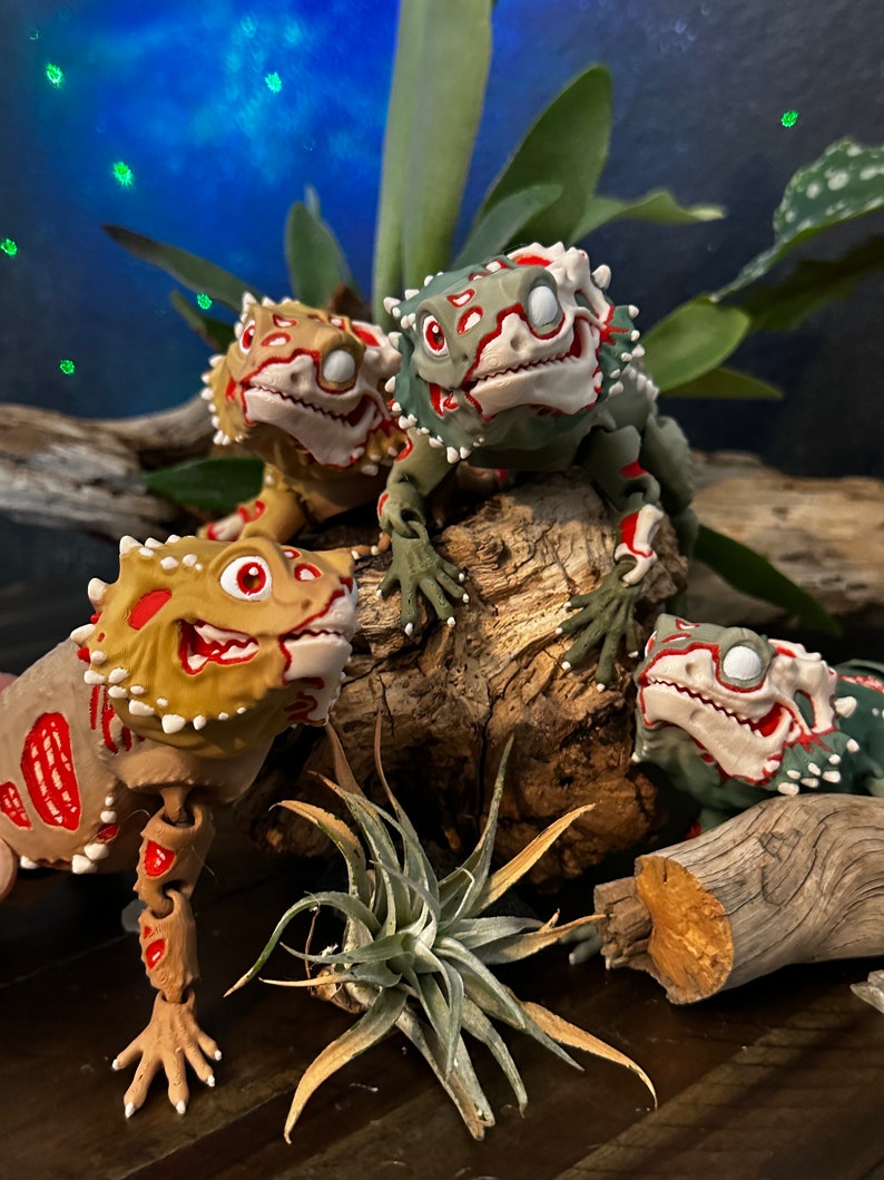 Bearded Zombies, "articulated" 3D Print - Etsy