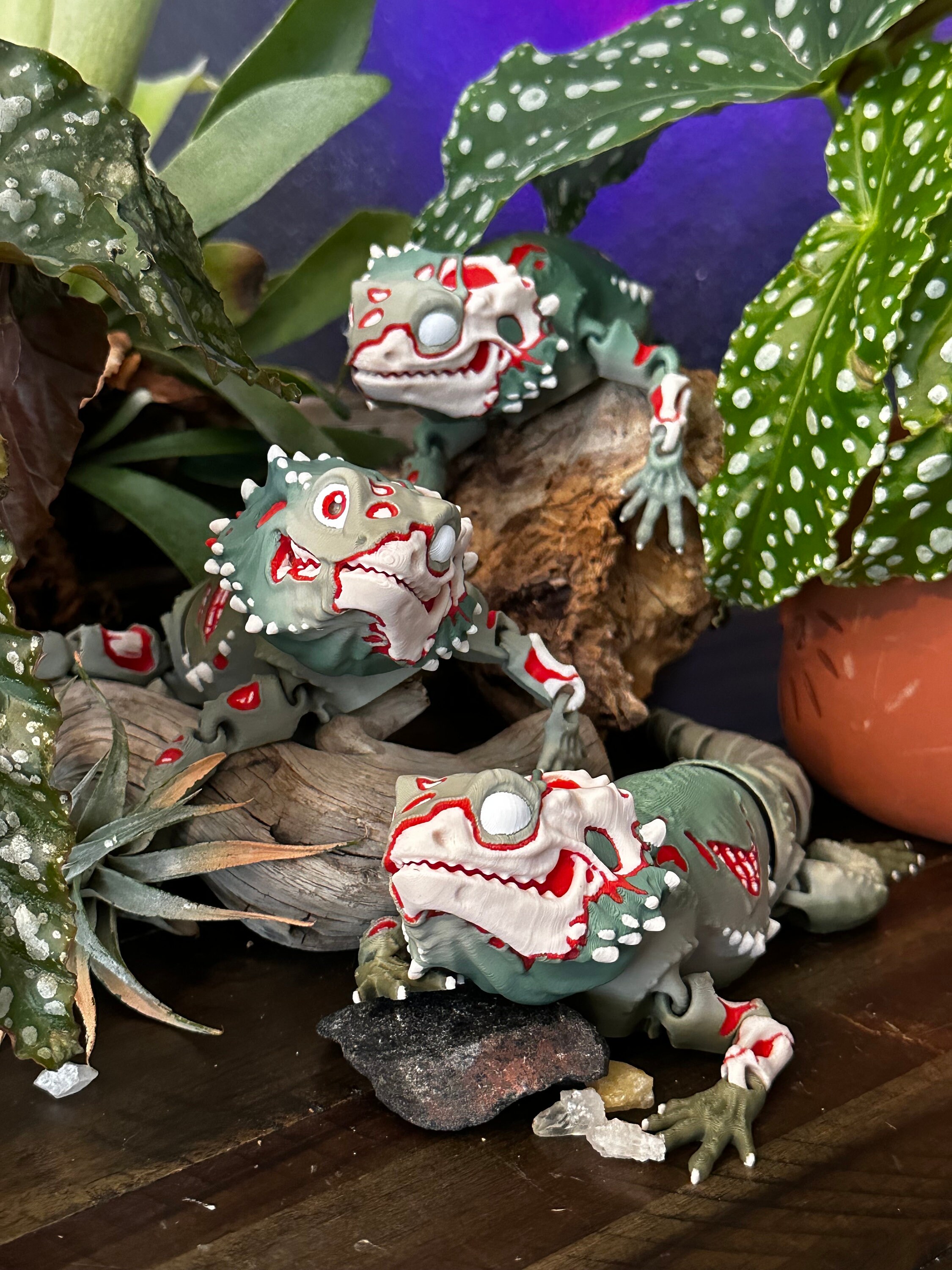 Bearded Zombies, articulated 3D Print - Etsy