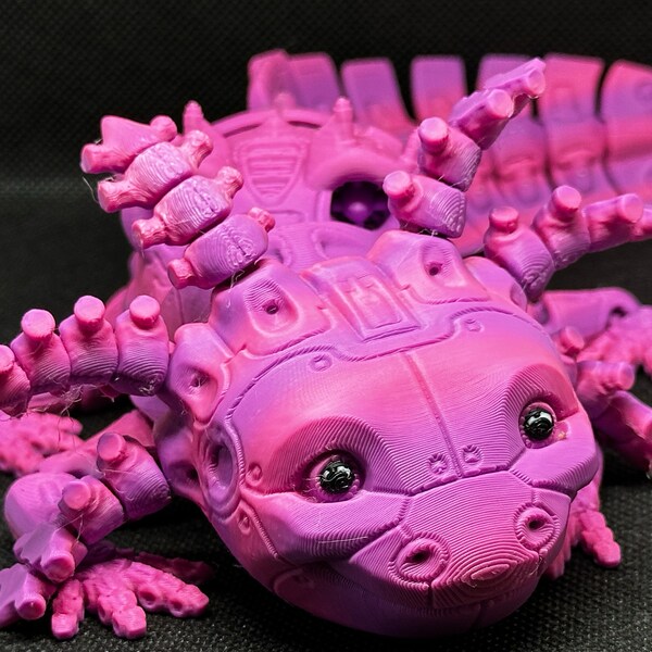 3d Robo Axolotl - Etsy