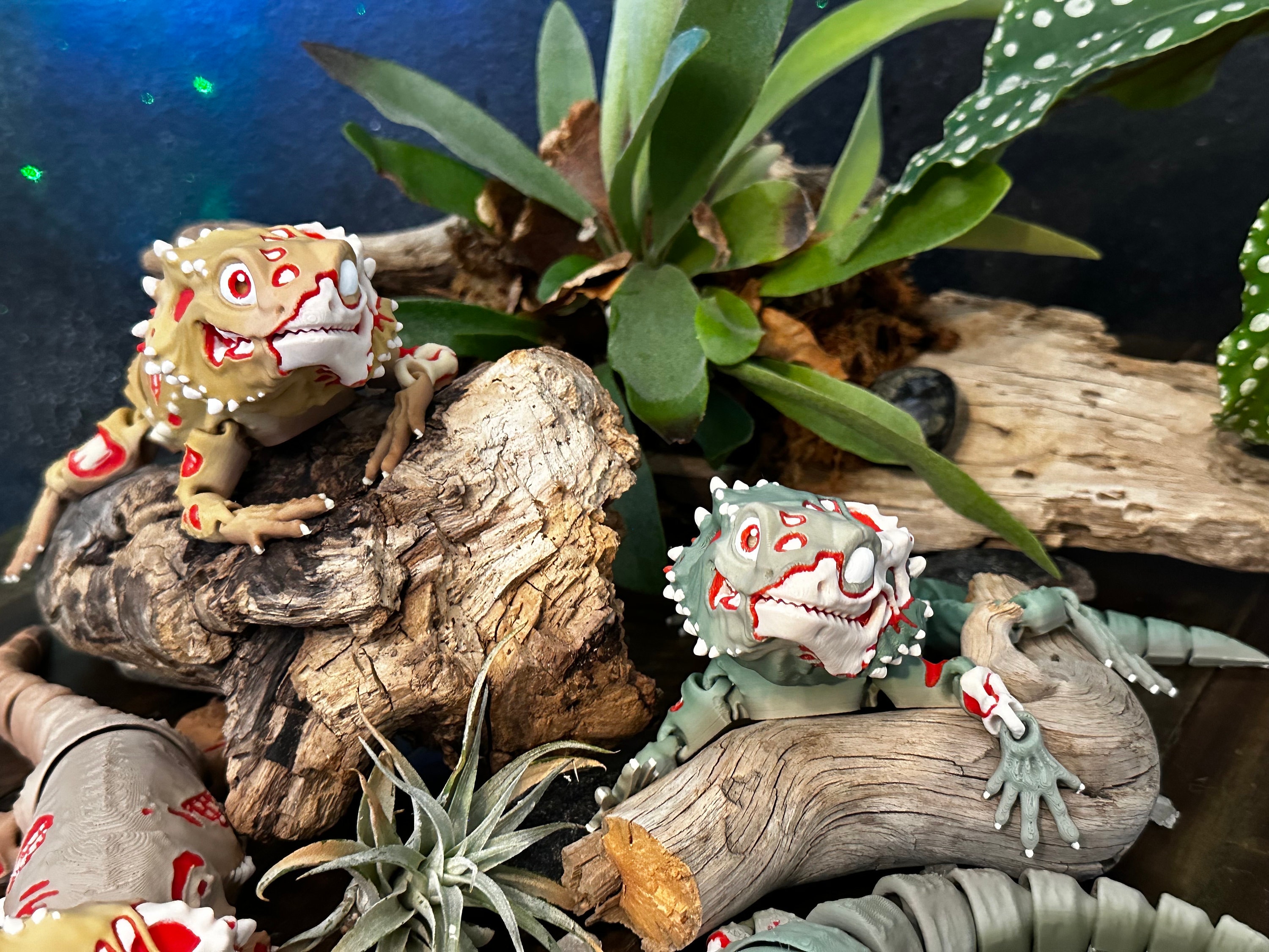 Bearded Zombies, "articulated" 3D Print - Etsy